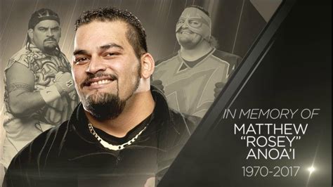 Rosey Matt Anoai Passes Away 1970 2017 Youtube