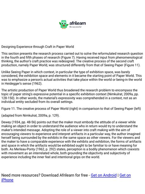 Afrilearn Classnotes Sss 2 Catering Craft Third Term Designing Experience Through Craft