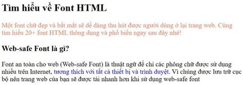 Tổng Hợp 10 Font Html Phổ Biến Cho Trang Web Hiện Nay Itviec Blog