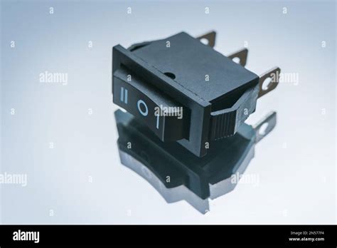 Switch Button Single Key Light Operation Stock Photo Alamy