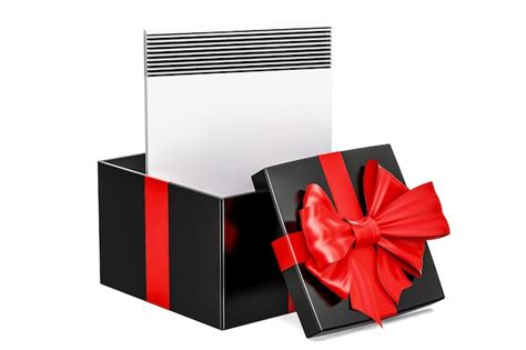 Premium Photo T Concept Convection Heater Inside T Box 3d Rendering