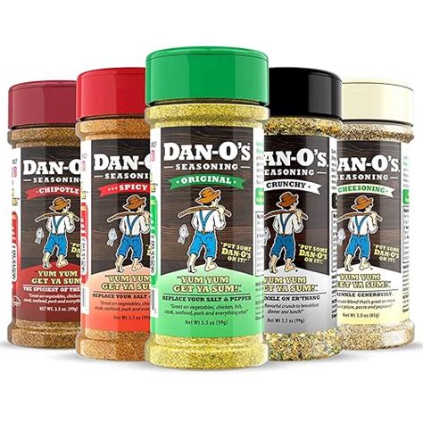 Dan Os Seasoning Small 5 Bottle Combooriginal