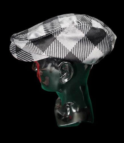 Black And Gray Checks Class Act Caps