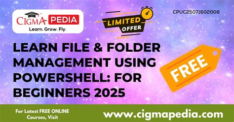 Learn File And Folder Management Using Powershell For Beginners 2025