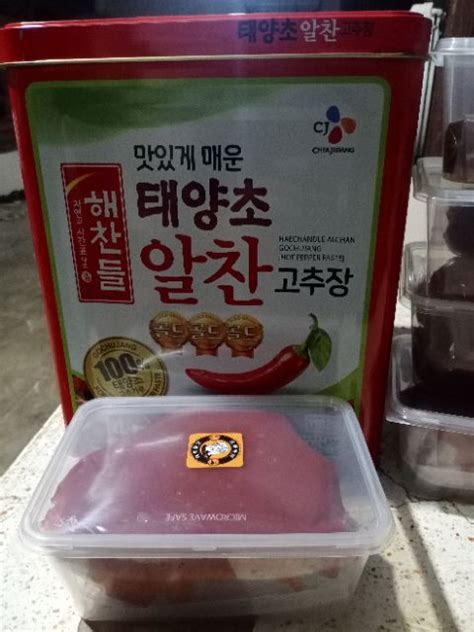 แบ่งขายโคชูจัง ยี่ห้อ Cj 고추장 해찬들นำเข้าจากเกาหลีแท้100 พร้อมส่ง มีเก็บปลายทาง Th