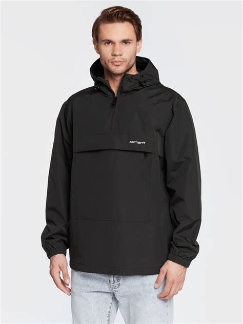 Carhartt WIP Anorak Windbreaker I030008 Schwarz Relaxed Fit | Modivo.de