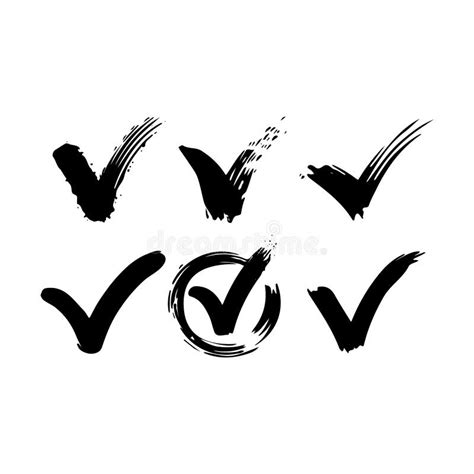 Experimental Check Symbol Pack A Creative Check Symbol Designed With Mixed Media Effects