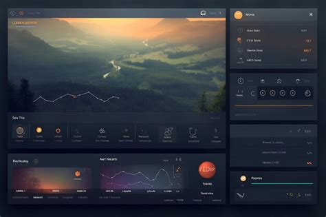 Basic System Management Ui Elements Kit Premium Ai Generated Image