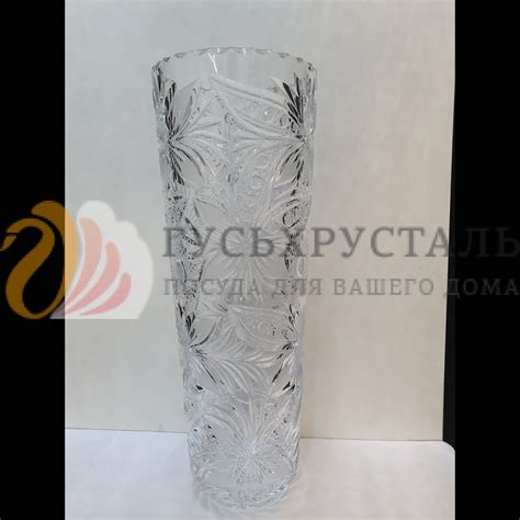 Хрустальная ваза Березка