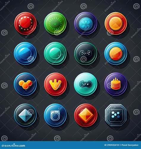 Sign Round Game Button Ai Generated Stock Illustration Illustration Of Internet Button 290935418