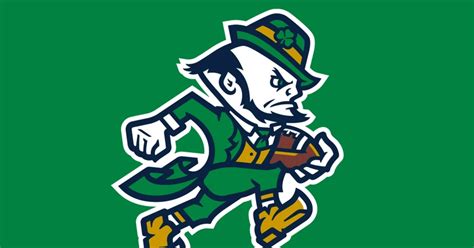 In Notre Dames New Logo Fists Are Down And Football Is In