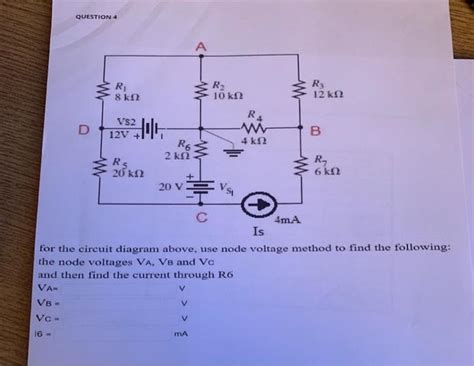 Solved For The Circuit Diagram Above Use Mesh Current To Chegg Com
