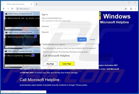 Call Microsoft Helpline POP UP Scam Removal And Recovery Steps Updated