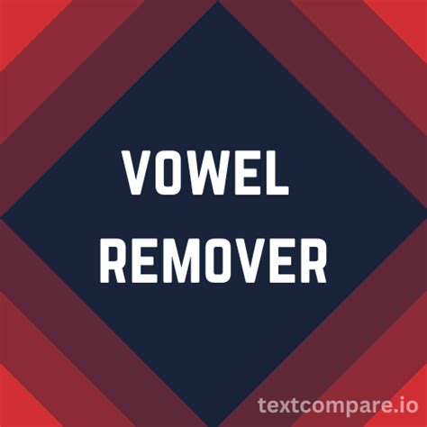 Vowel Remover