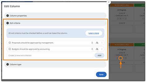 How To Utilize The Board S Exit Criteria Businessmap Knowledge Base