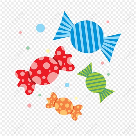 캔디 컬러 클립 아트 장식 일러스트 종이 일러스트아름다운포장 Png 일러스트 무료 다운로드 Lovepik