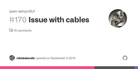 Issue With Cables · Issue 170 · Open Ephysgui · Github
