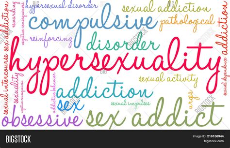 Hypersexuality Word Vector Photo Free Trial Bigstock