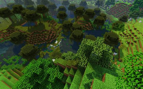 Top View Of Minecraft Game Playground 4k Wallpaper Download