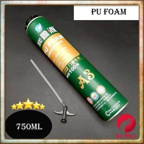 Pu Sealant Foam Polyurethane Foam Spray 750ml Lazada Indonesia