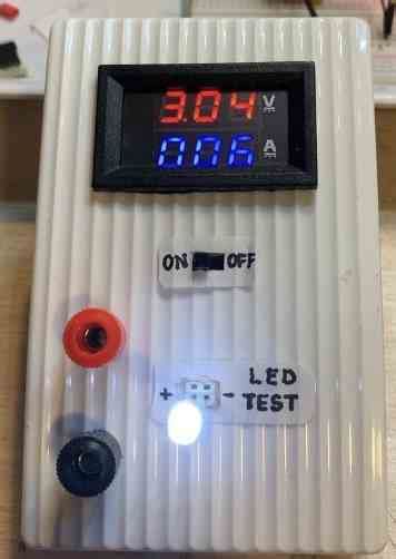 Simple Led Forward Voltage Drop Tester Circuit Homemade Circuit Projects