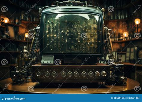 Retro Analog Device For Industry And Scientific Research And