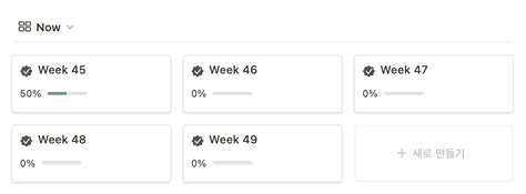 노션 New 주간 플래너 월간 할 일과 일정 연동 후 진행률 파악까지 Notionmap 노션 템플릿 강의 컨설팅