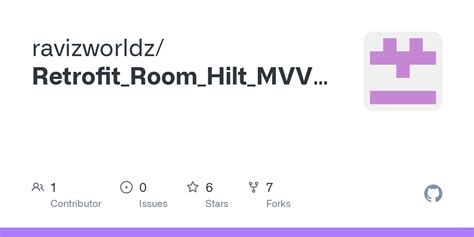 Github Ravizworldzretrofitroomhiltmvvmkotlin