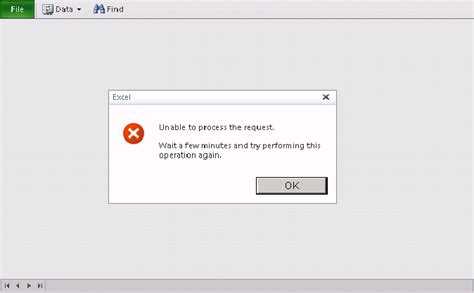Unable To Process The Request Sharepoint 2010 Excel Services Integent