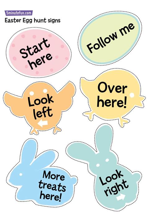 Exciting Printable Easter Egg Hunt Artofit