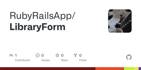 Github Rubyrailsapplibraryform