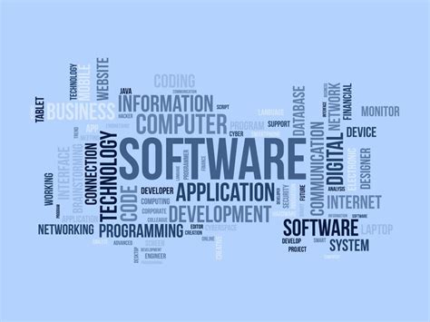 Premium Vector Word Cloud Background Concept For Software Computer Programming Development Of