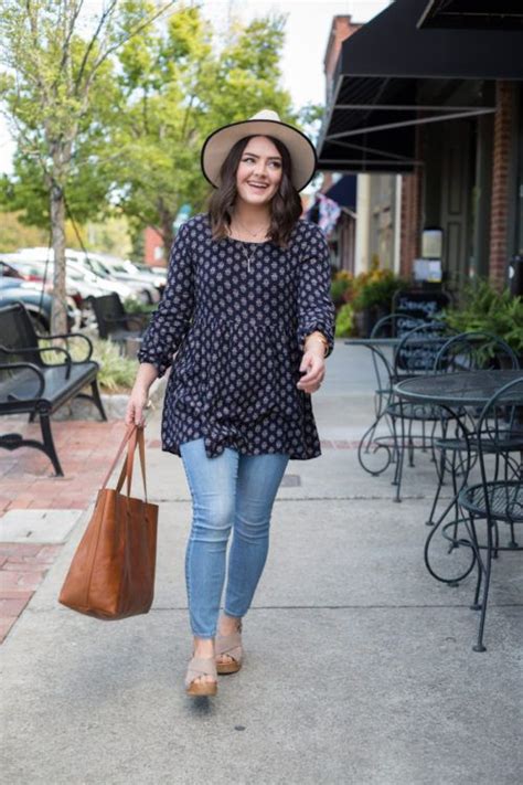 How To Style Tunic Tops And Latest Trend Tunic Outfit Long Sleeve