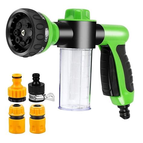 Wzxpwt High Pressure Foam Spray Gun With Soap Dispenser 8 In 1