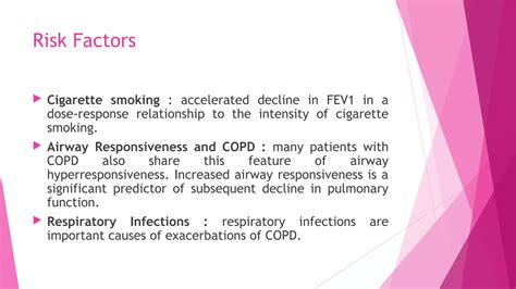 Chronic Obstructive Pulmonary Disease Ppt