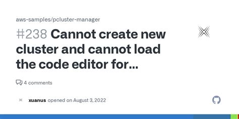 Cannot Create New Cluster And Cannot Load The Code Editor For PCluster V And V Issue