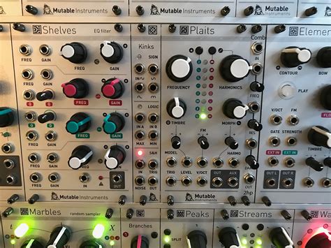 MATRIXSYNTH Module Mutable Instruments Eurorack System With Doepfer A Powered Case
