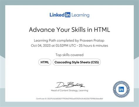 Praveen Pratap On Linkedin Certificate Of Completion