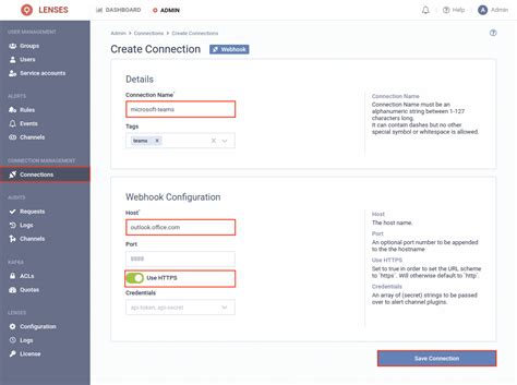 webhooks microsoft teams help center
