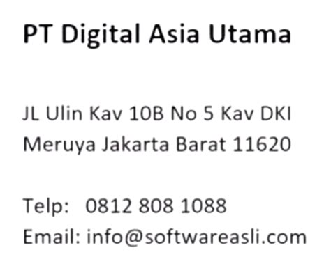 Pusat Software Terlengkap Distributor Software Asli Terpercaya