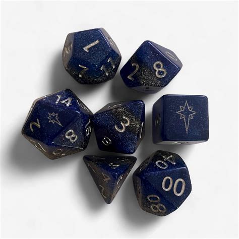 Gate Keeper Games 7 Die Set Glitter Bomb Star Of Bethlehem Darby