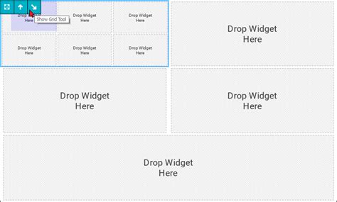 그리드 레이아웃 위젯