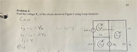 Solved 65problem 2find The Voltage Vo ﻿of The Circuit Shown