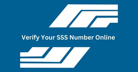 How To Verify Your SSS Number Online Updated SSS Pension Calculator