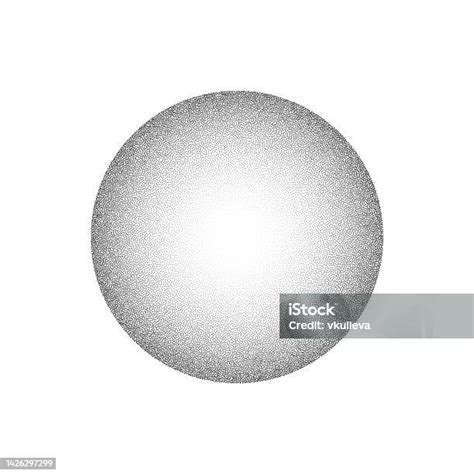 그레인 서클 그라디언트 뾰족한 둥근 모양 방사형 확률적 도트워크 텍스처 무작위 그런 지 소음 배경 검은 점 구체 하프톤 벡터 흑백 원형에 대한 스톡 벡터 아트 및 기타