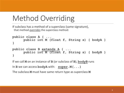 Polymorphism In Opp Java Method Overloadpptx