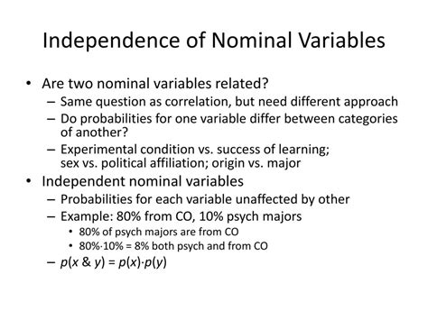 Distributions Of Nominal Variables Ppt Download