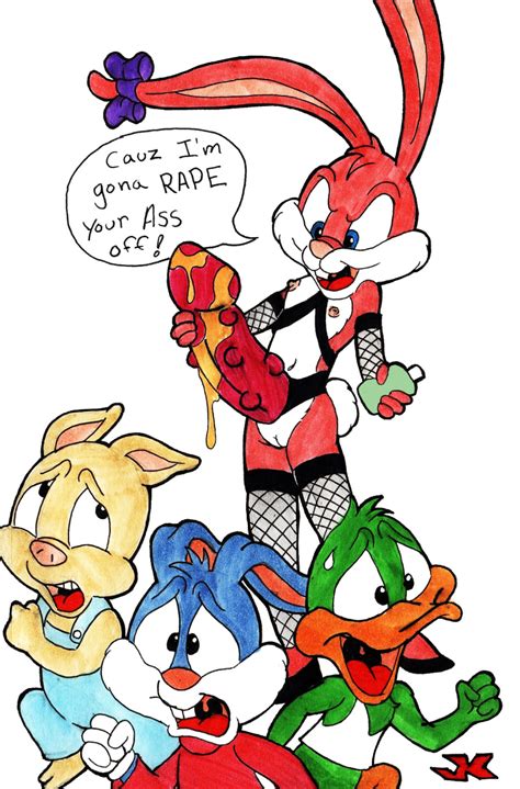 Rule 34 Anthro Babs Bunny Bird Bottomless Buster Bunny Dildo Duck