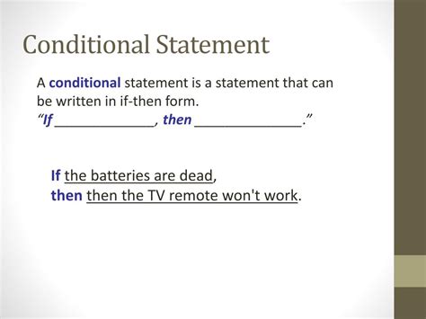 Ppt Conditional Statements And Logic Powerpoint Presentation Free