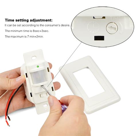 USA AC V V Sensor Switch LED Lamp Switch Motion Sensor PIR Sensor Light Control IR